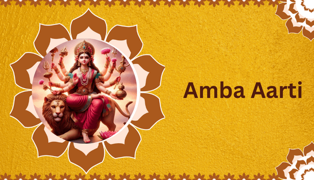 Ambe Aarti in English