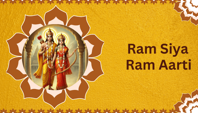 Ram Siya Ram Aarti in English